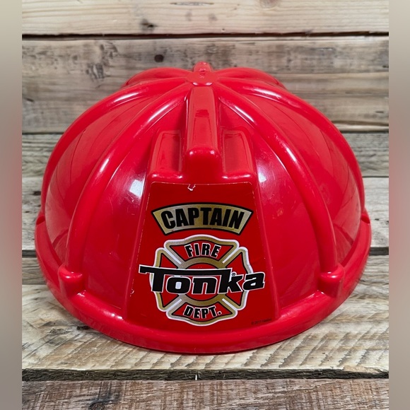 Tonka | Costumes | Tonka Fire Dept Captain Hat 27 Hasbro Red 10 Costume ...